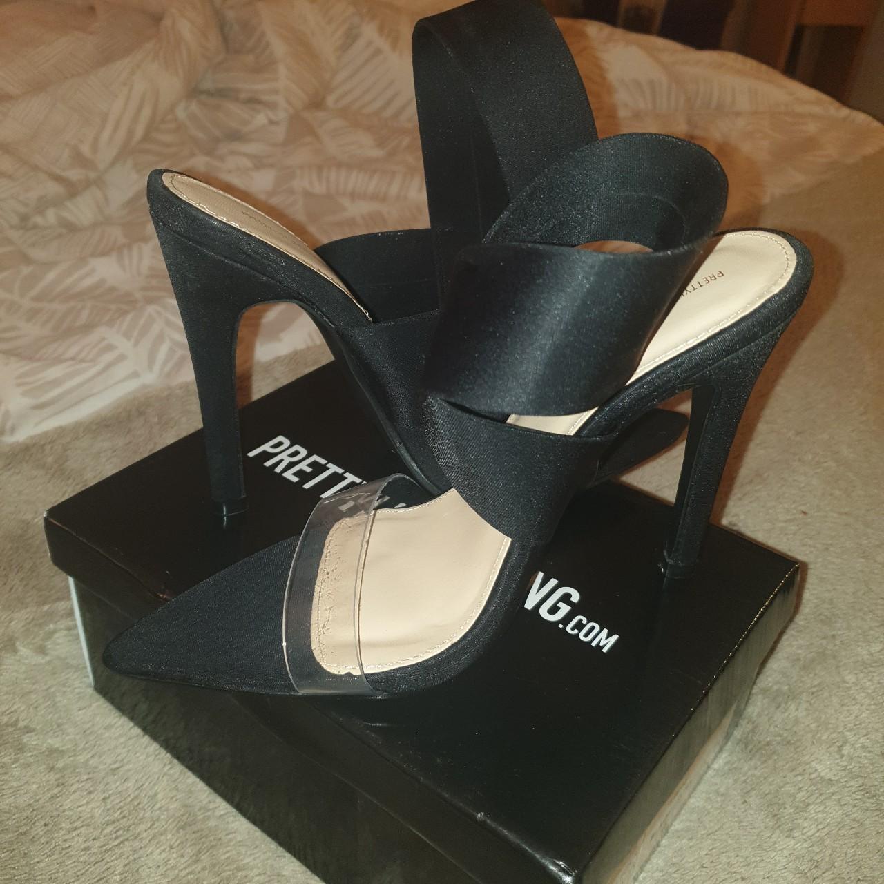 Pretty little thing heels. Size 3. Never been worn... - Depop