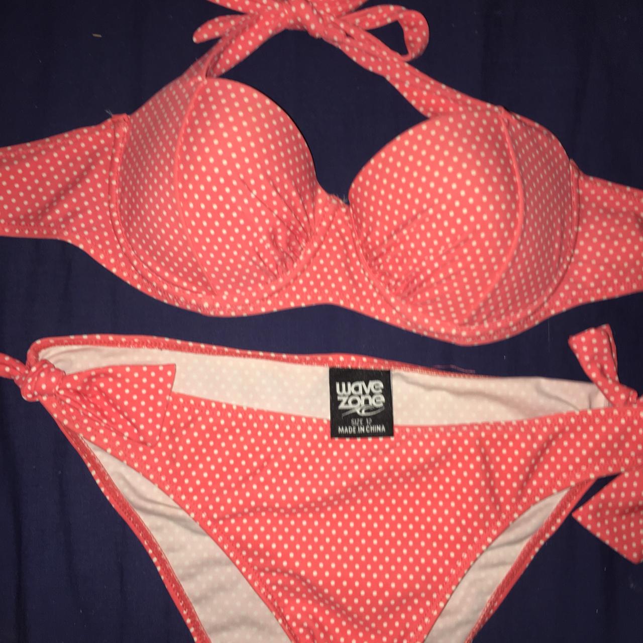 Pink spotty bikini Size 12 Never worn Hello... - Depop