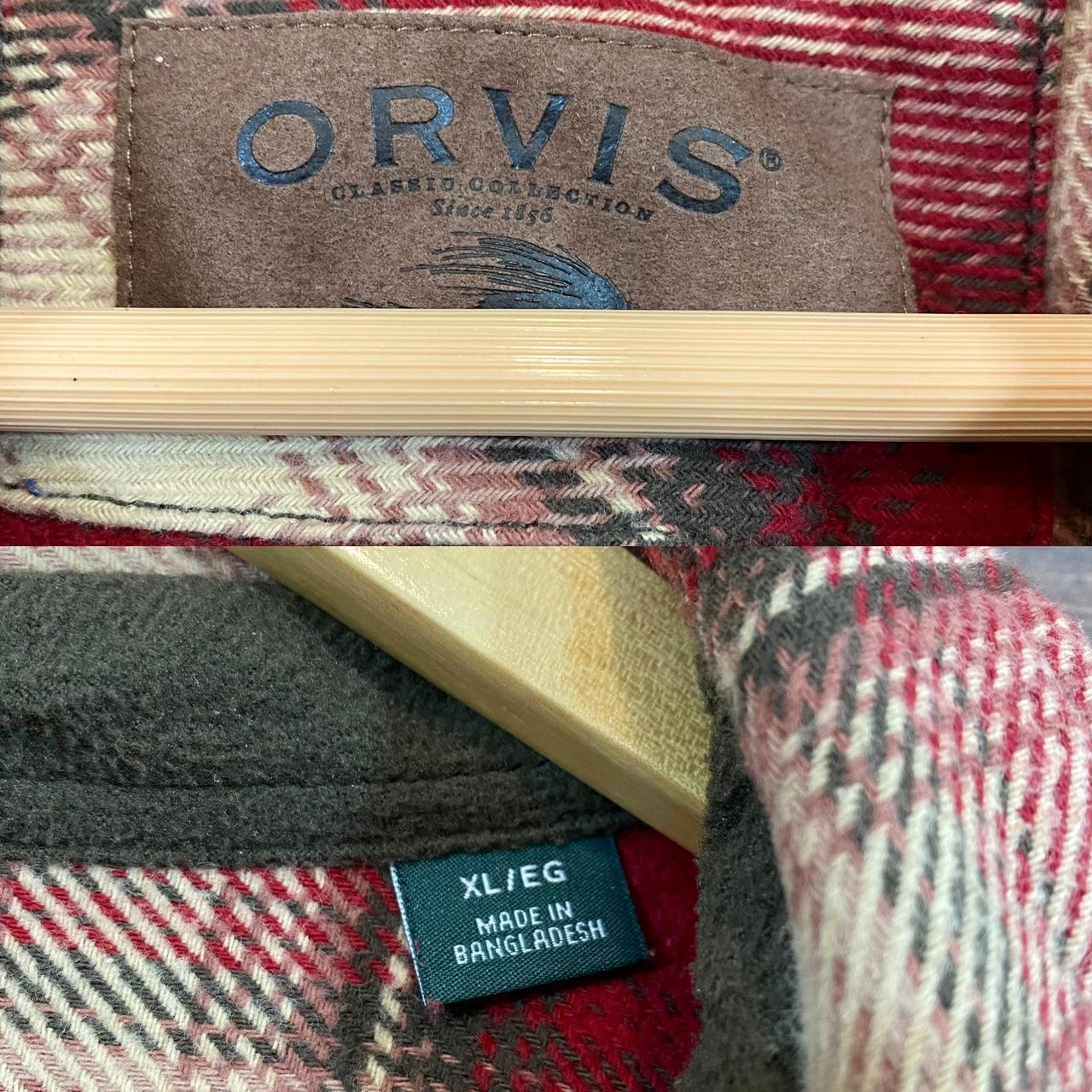 Orvis Heavy Weight Flannel Hand Pockets Shirt... - Depop