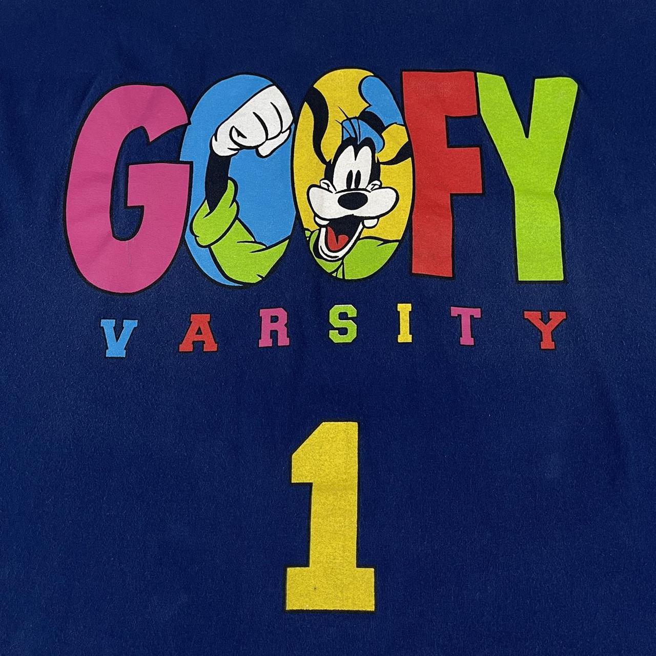 Vintage 90s Goofy Blue T-Shirt Tagged 3XL Slight... - Depop