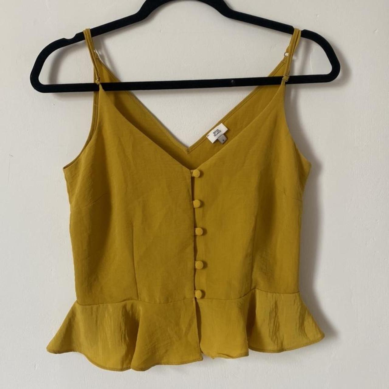 River Island mustard top - brand new never worn!... - Depop