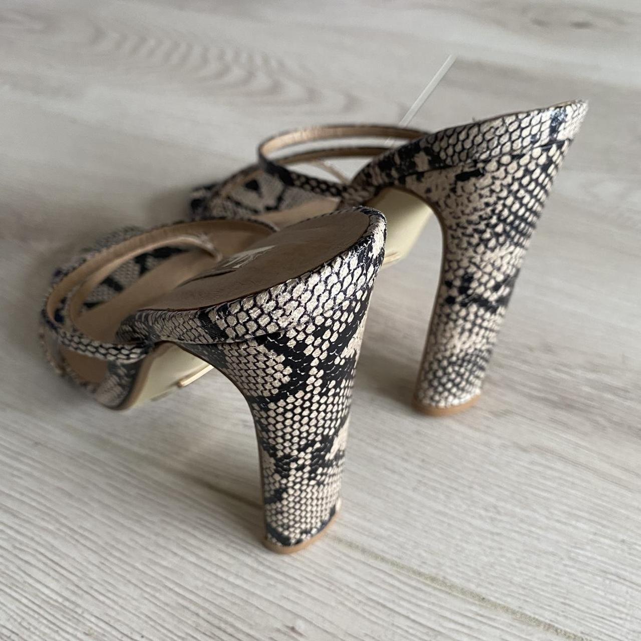 snake print heels • Billini • size au 6 / approx.... | Depop
