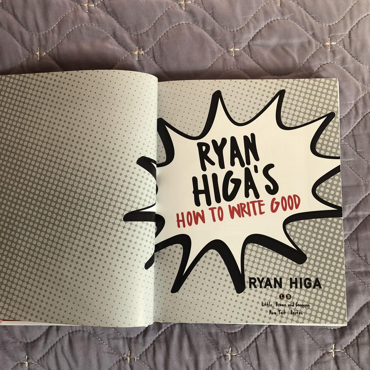 ryan higa’s “how to write good” hardback... - Depop