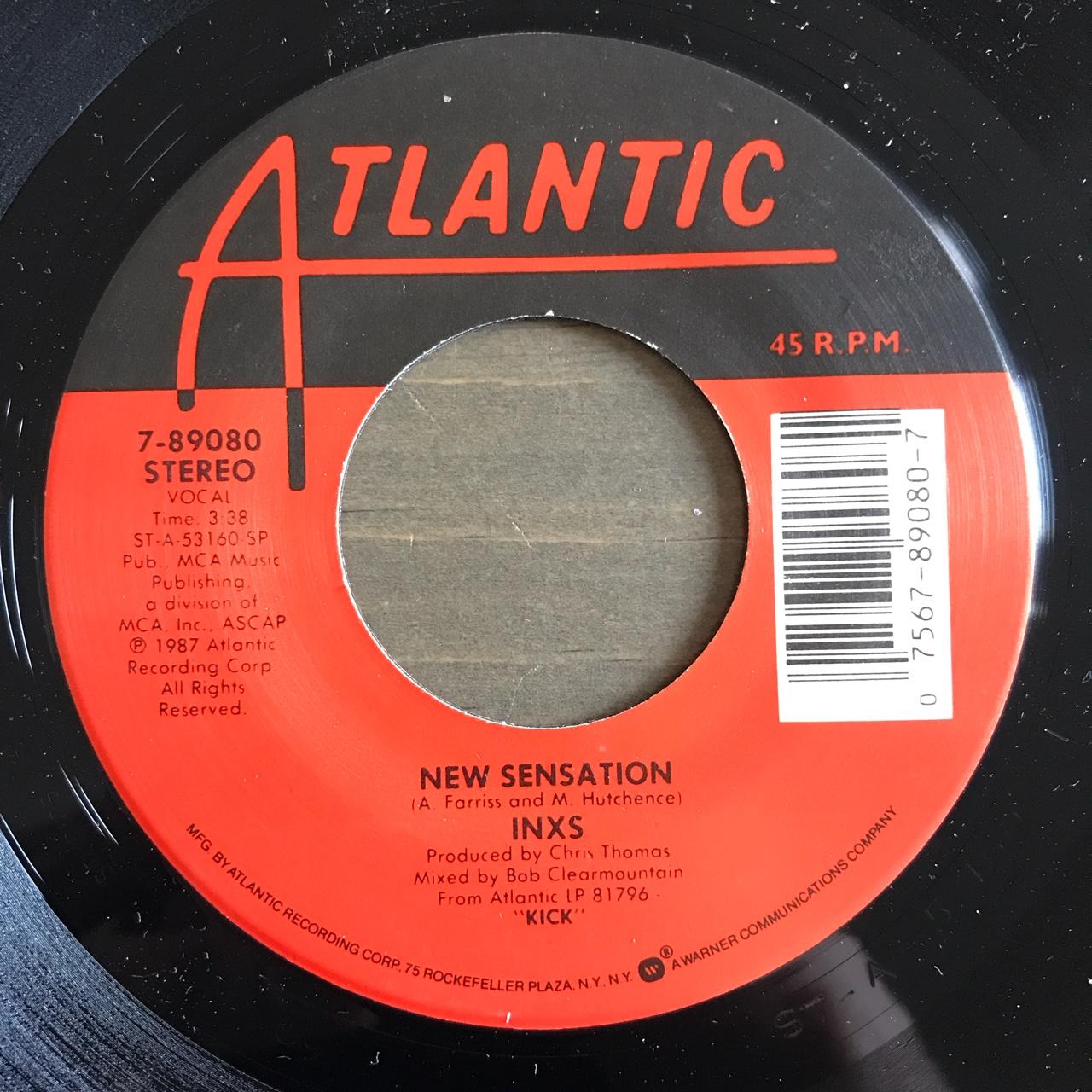 INXS New Sensation / Guns in the Sky 7 inch 45 RPM... - Depop