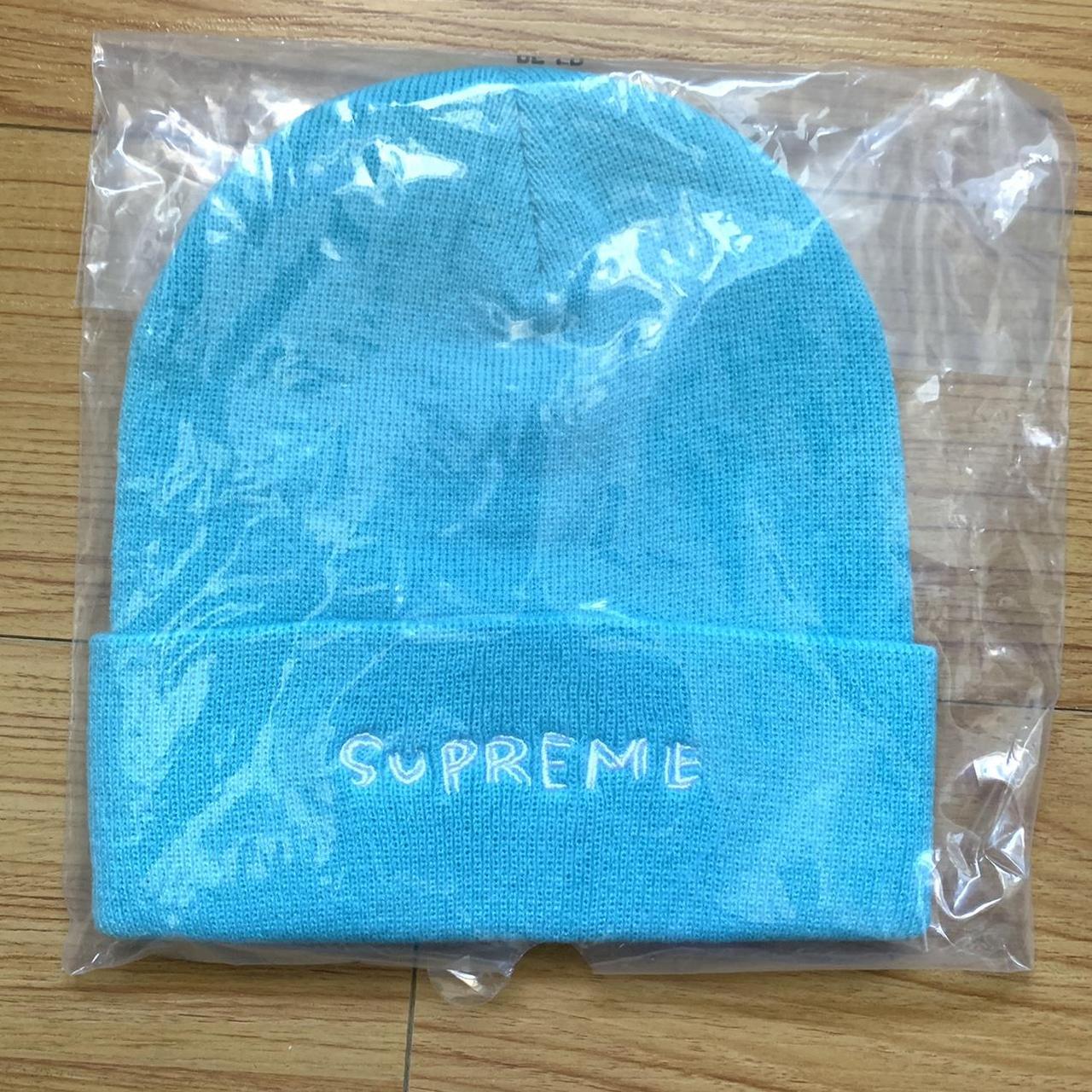 Supreme Daniel Johnston frog beanie Turquoise,... - Depop