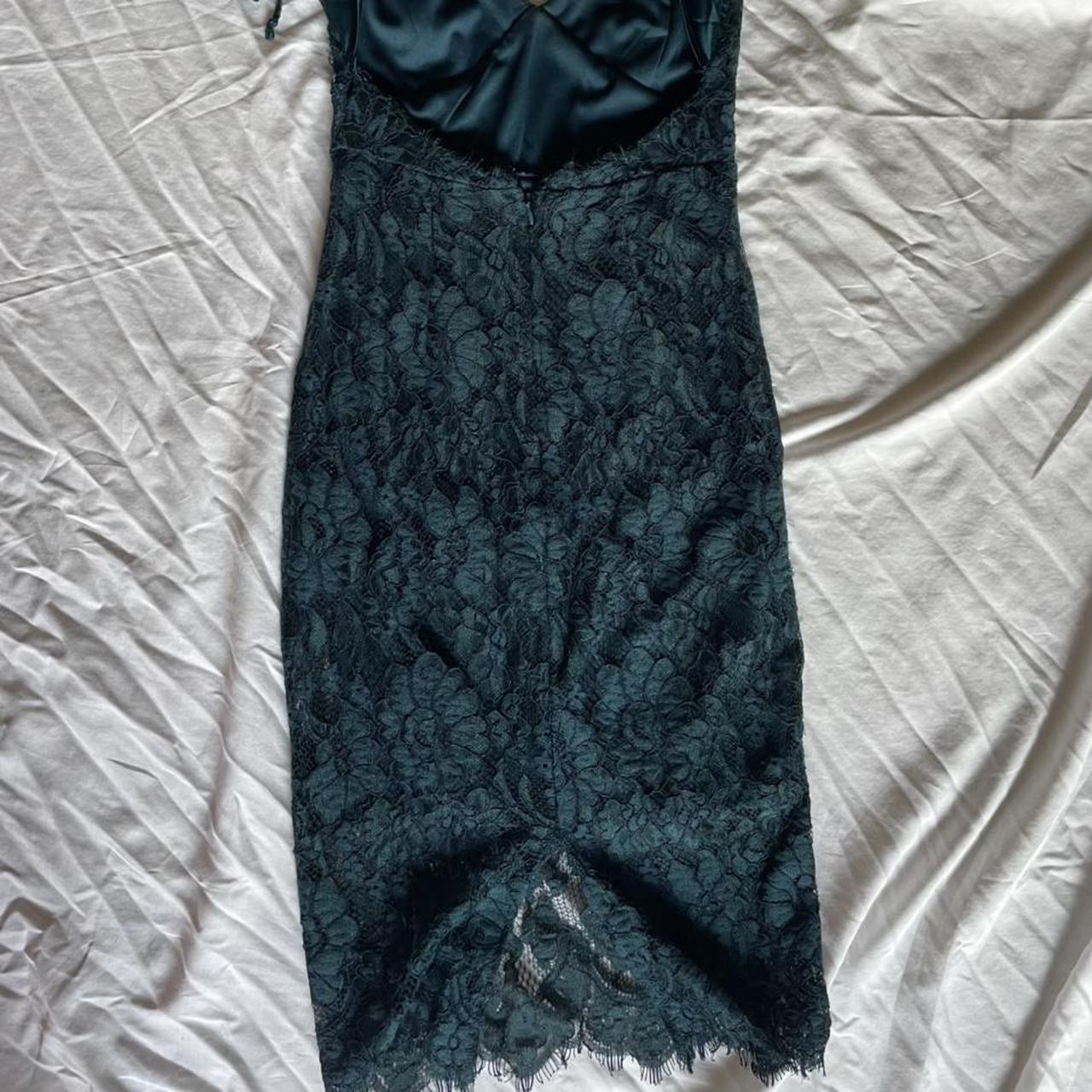 lulus green midi dress, worn for homecoming once but... - Depop