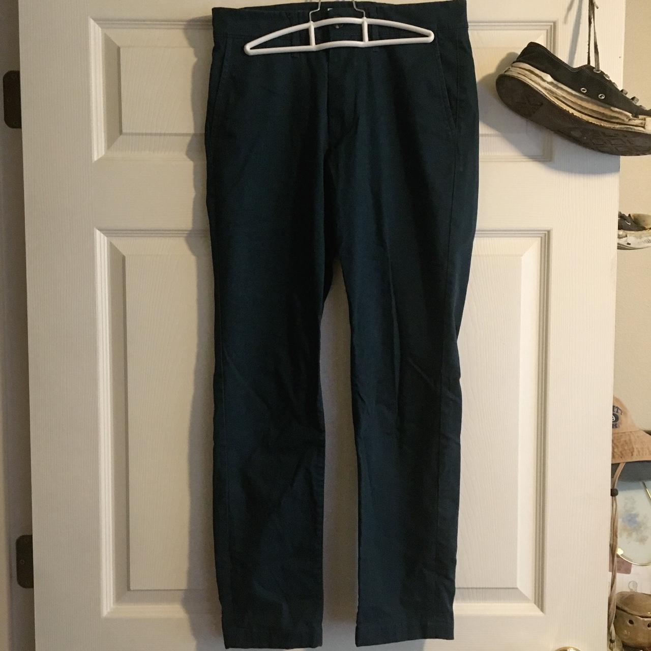 Slim Blue Green Chinos Never Worn Depop