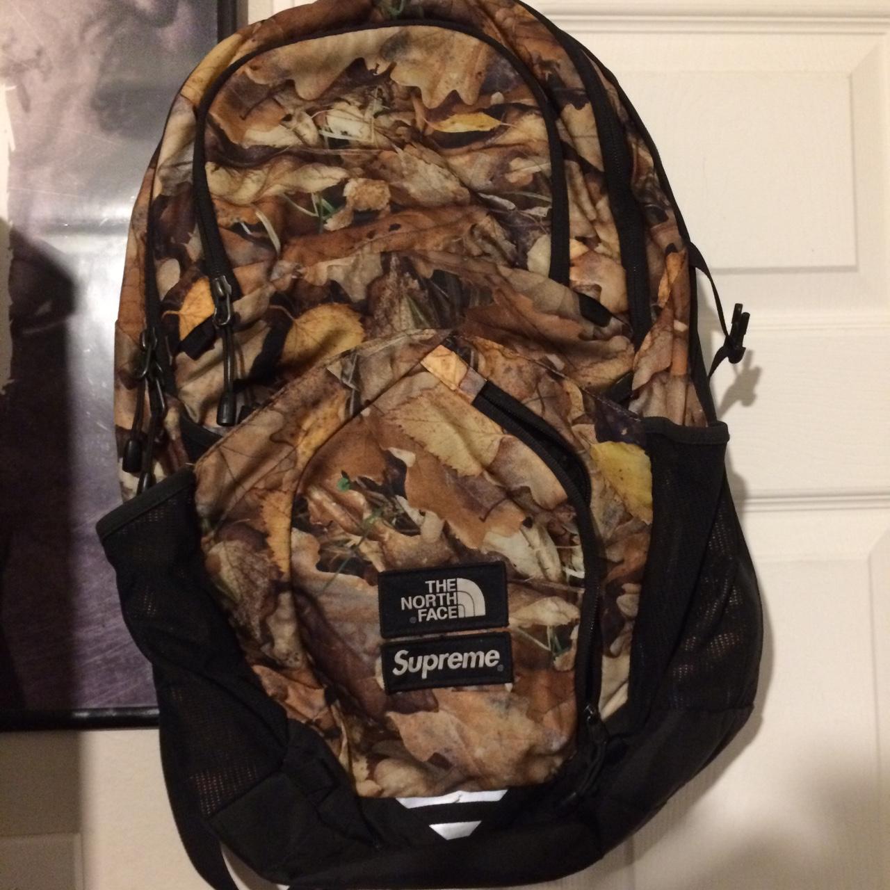2016 supreme x the north face backpack. Gently used... - Depop