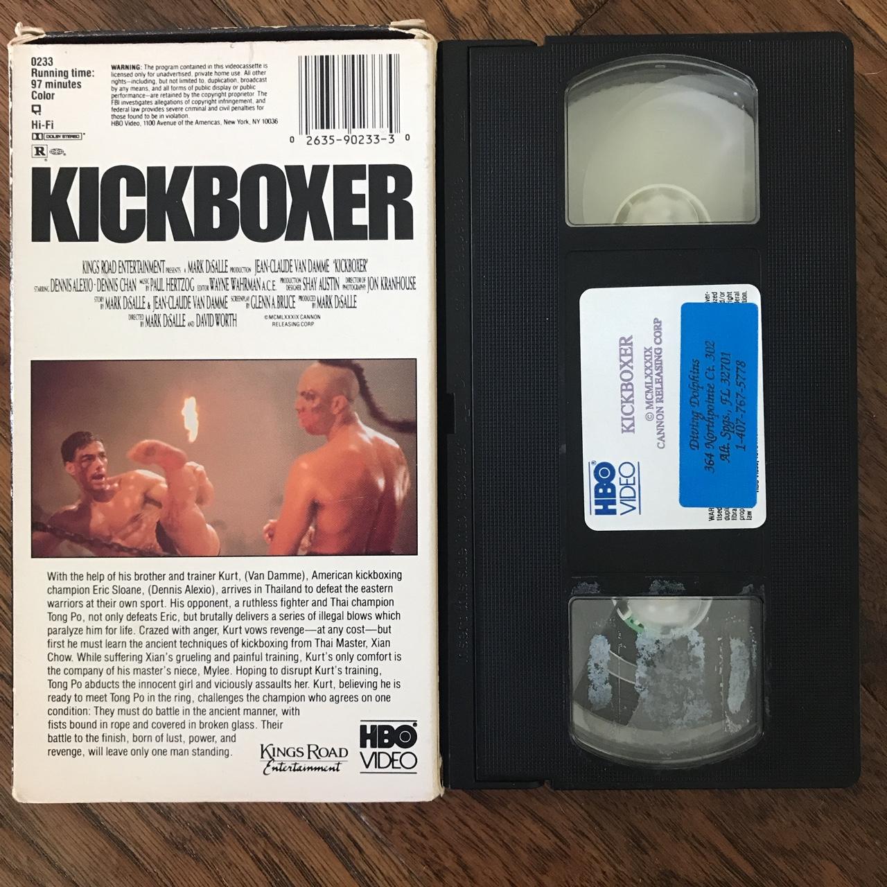 Jean Claude Van Damme Kickboxer vhs Tags //... - Depop