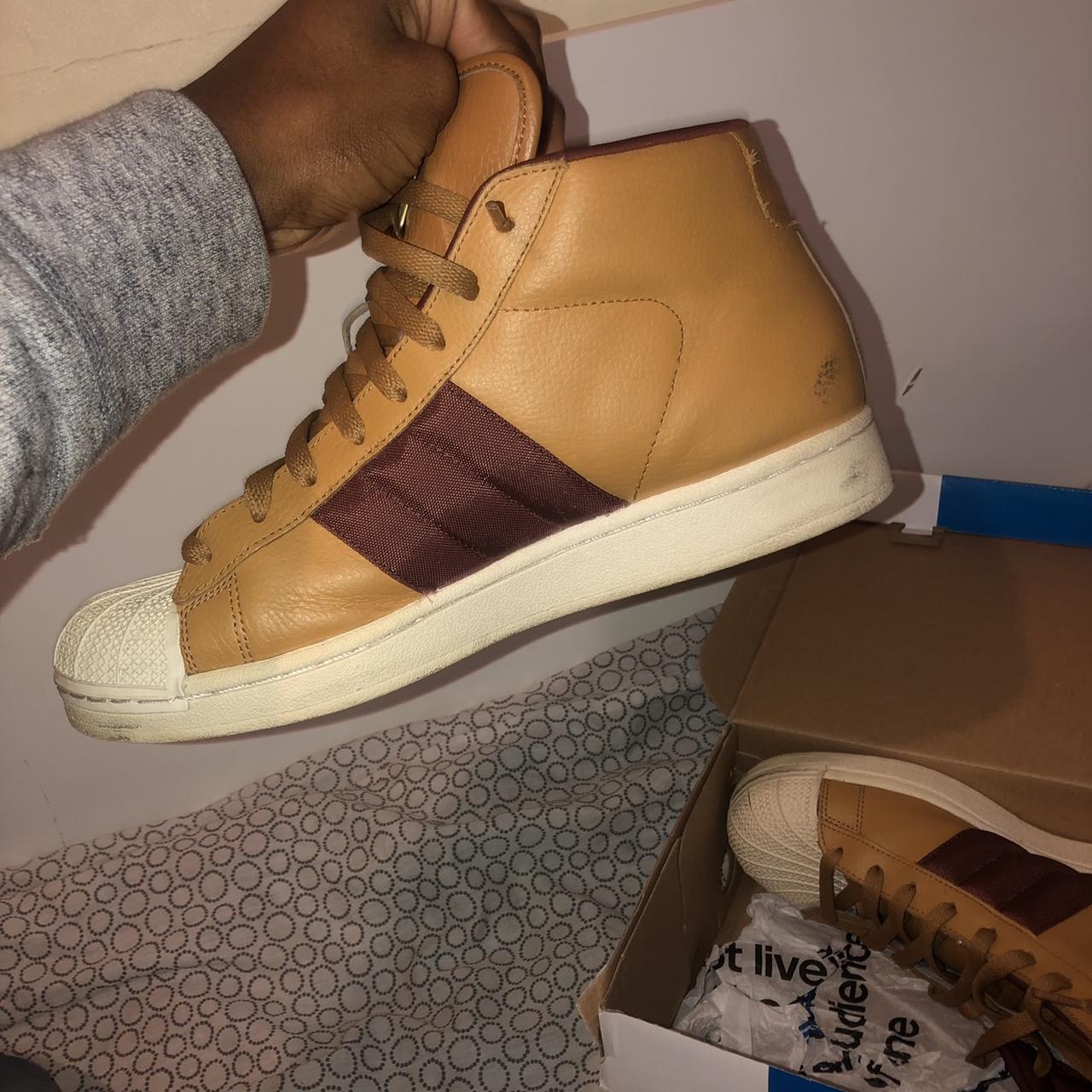 Adidas superstar hi top, pro model - Depop