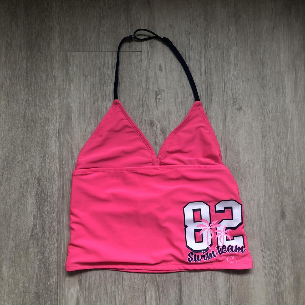 Pink Swimsuit Halter Top💓 This Top Is Such A Vibe Depop
