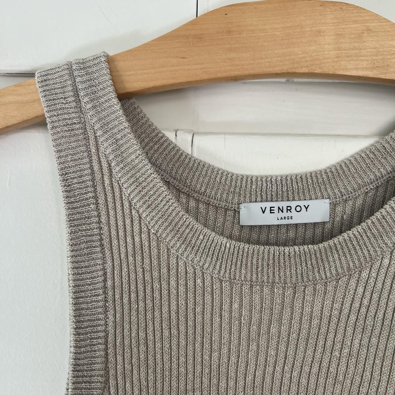 Venroy knit tank. Size L but easy fit for size 8-14... - Depop