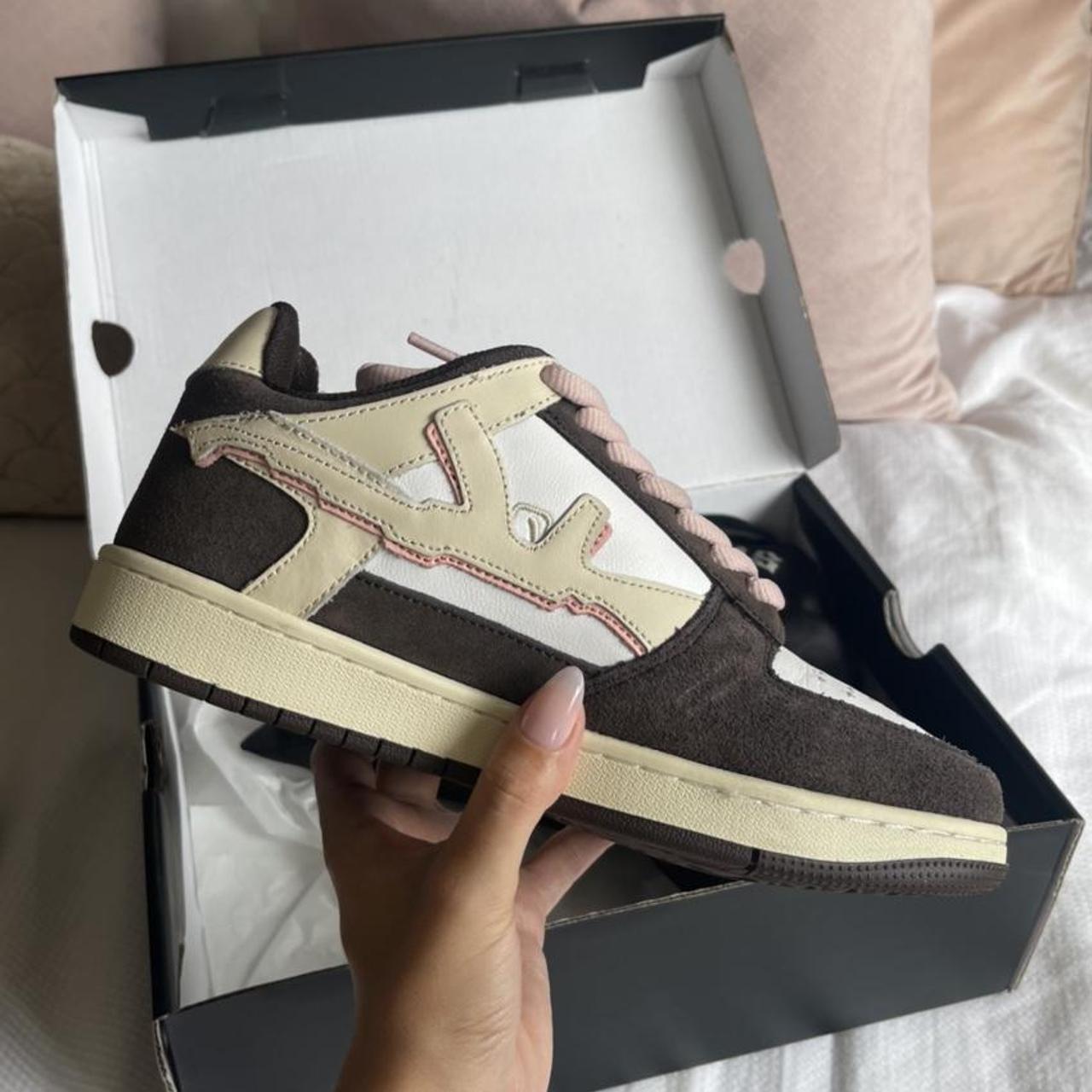 Lost Boys Mocha Low Top Sneakers - UK6 39EU Comes... - Depop