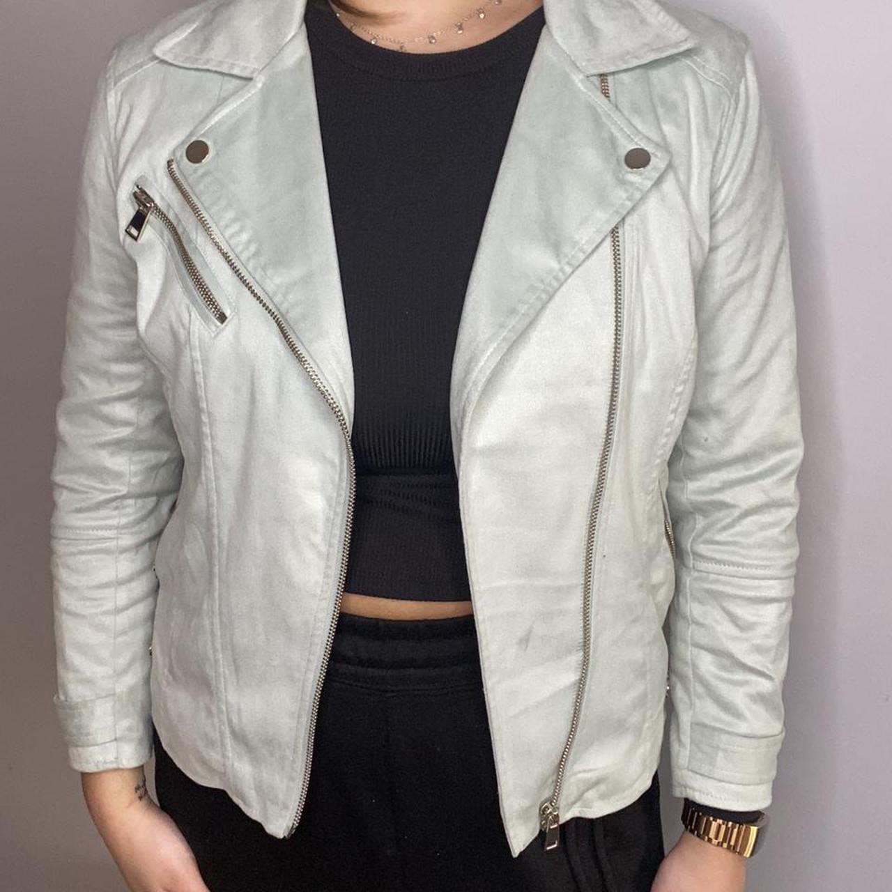 River Island Women's Blue Jacket | Depop