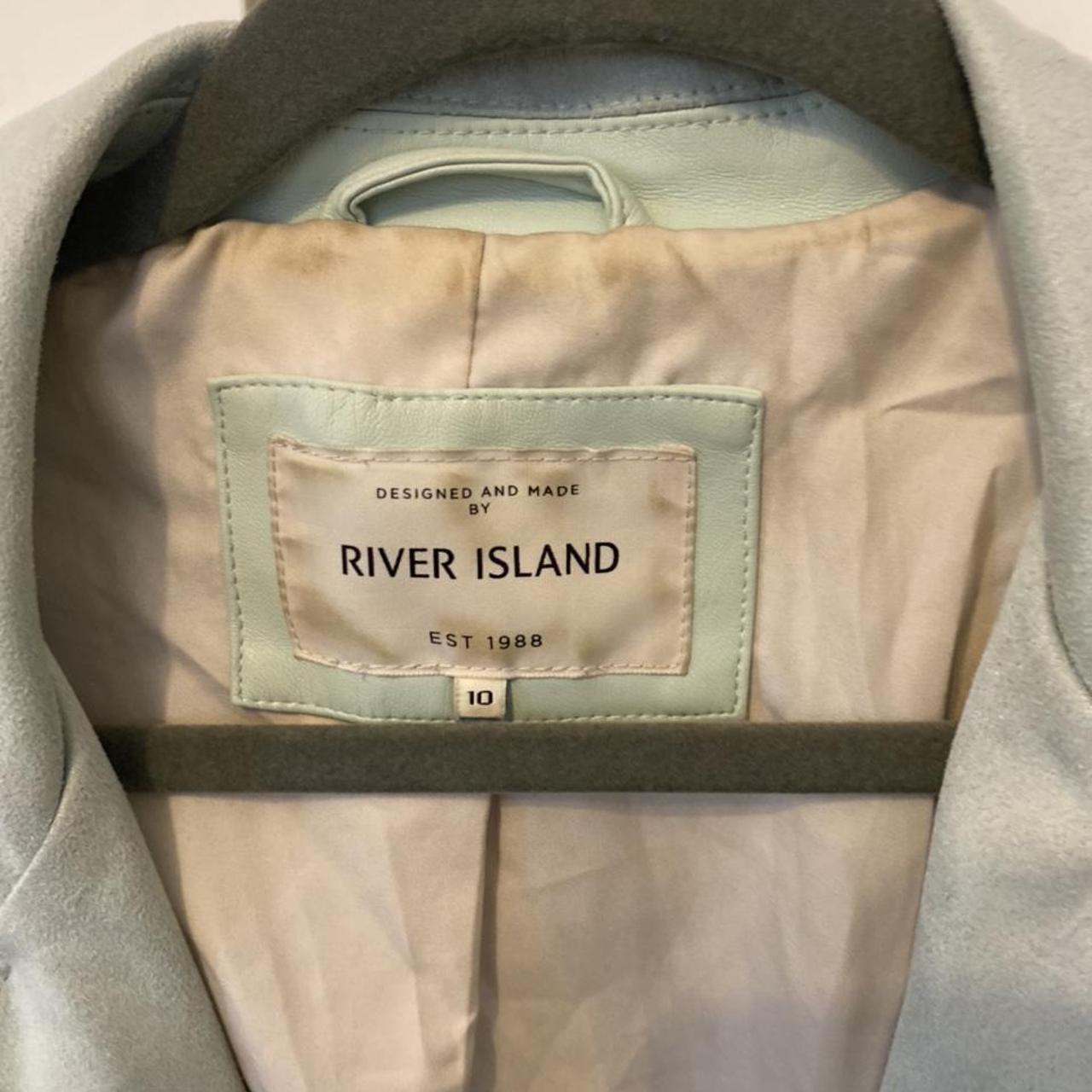 River Island Women's Blue Jacket | Depop