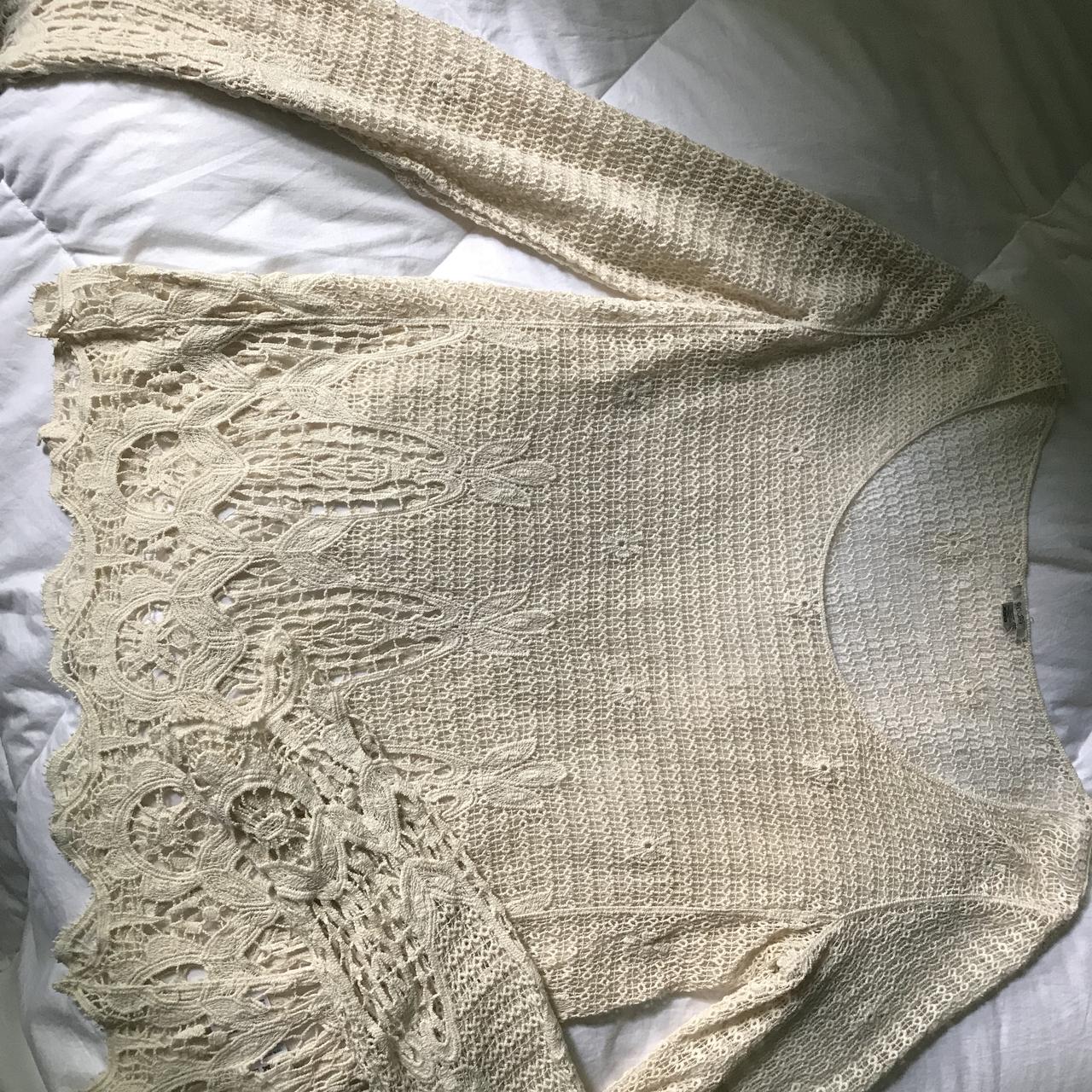 Urban Outfitters (Ecote brand) Eyelette Top Size... - Depop