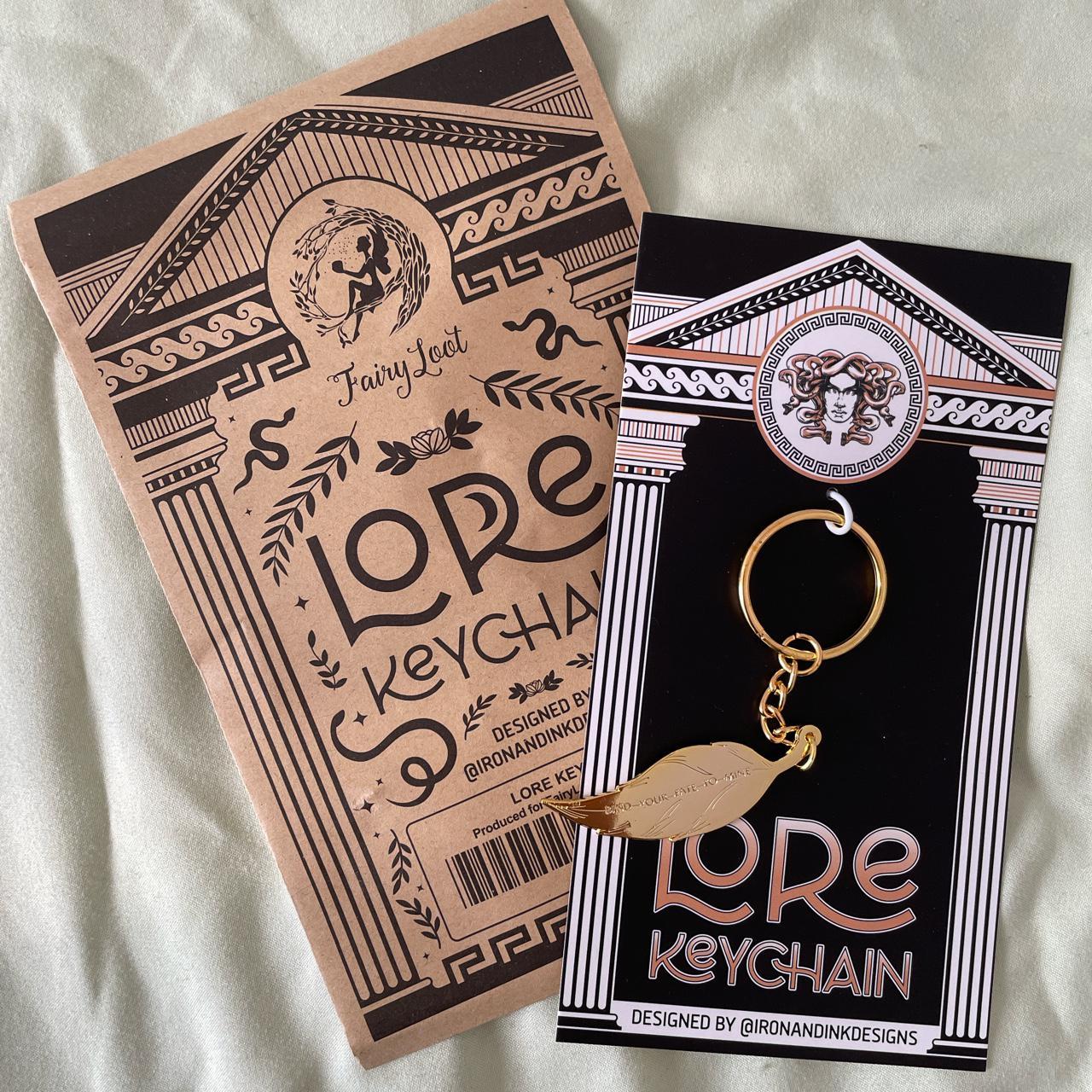 Fairyloot October 2021 Box Lore Keychain •Designed... - Depop
