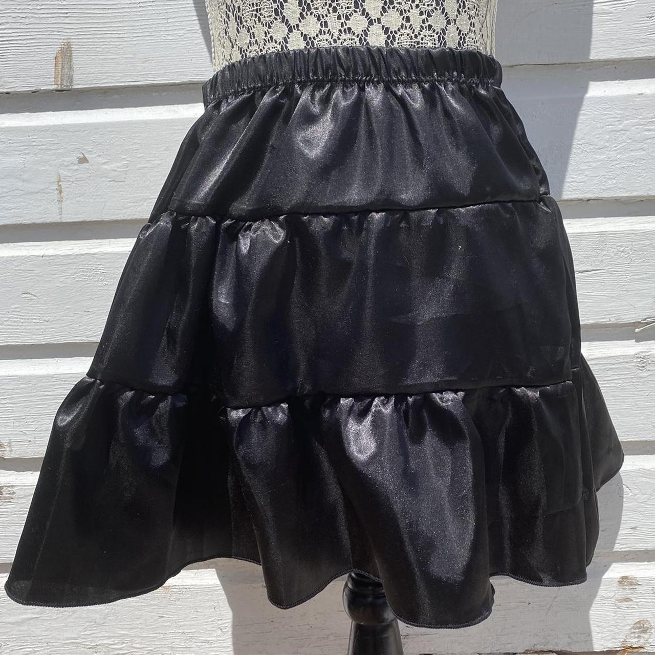 new never used satin ruffle skirt. Brand: rainbow.... - Depop