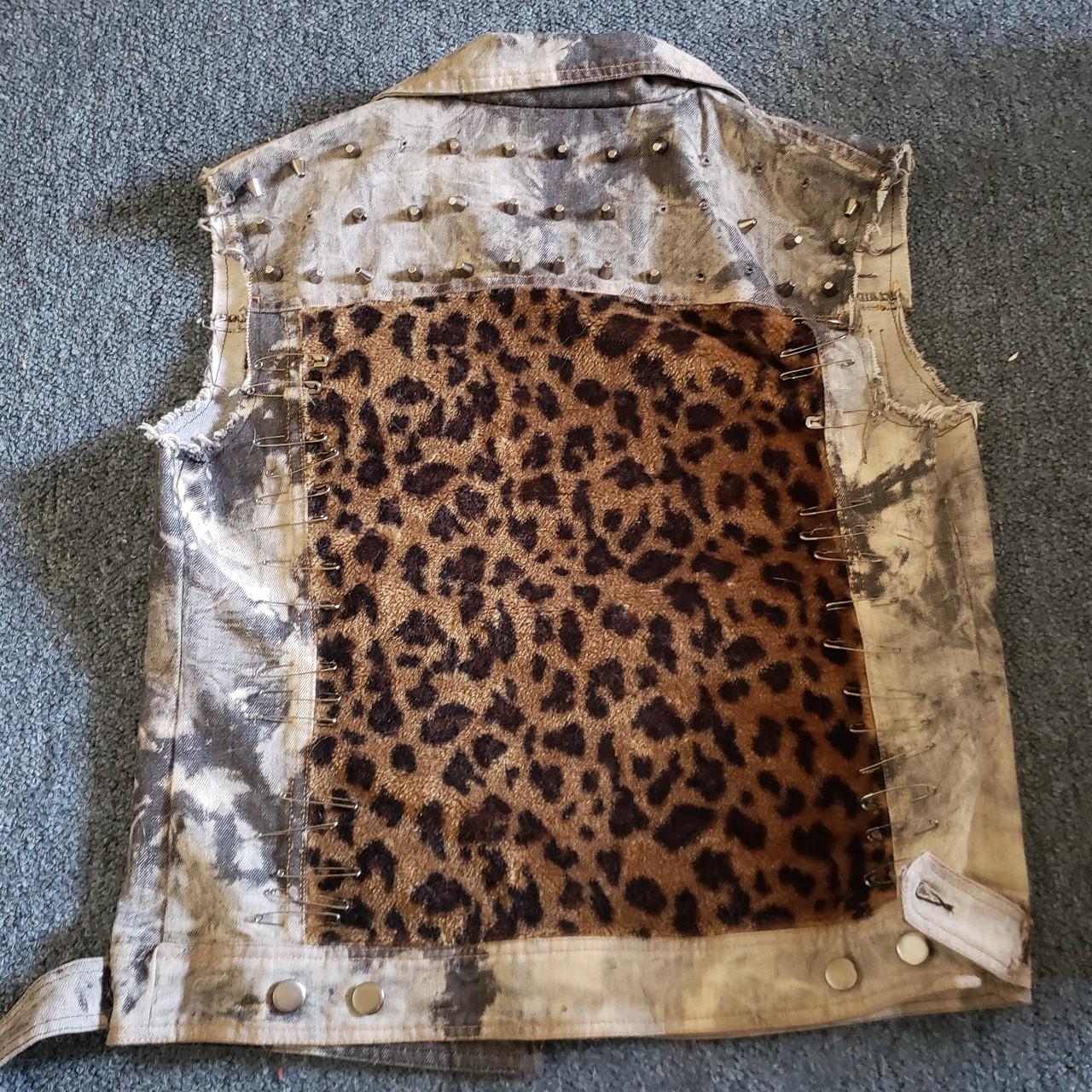 Mens Punk Vest Size S Distressed style vest with... - Depop