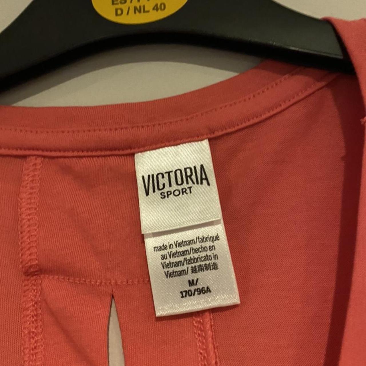 Victoria secret pink sleeveless gym top. Cross... - Depop