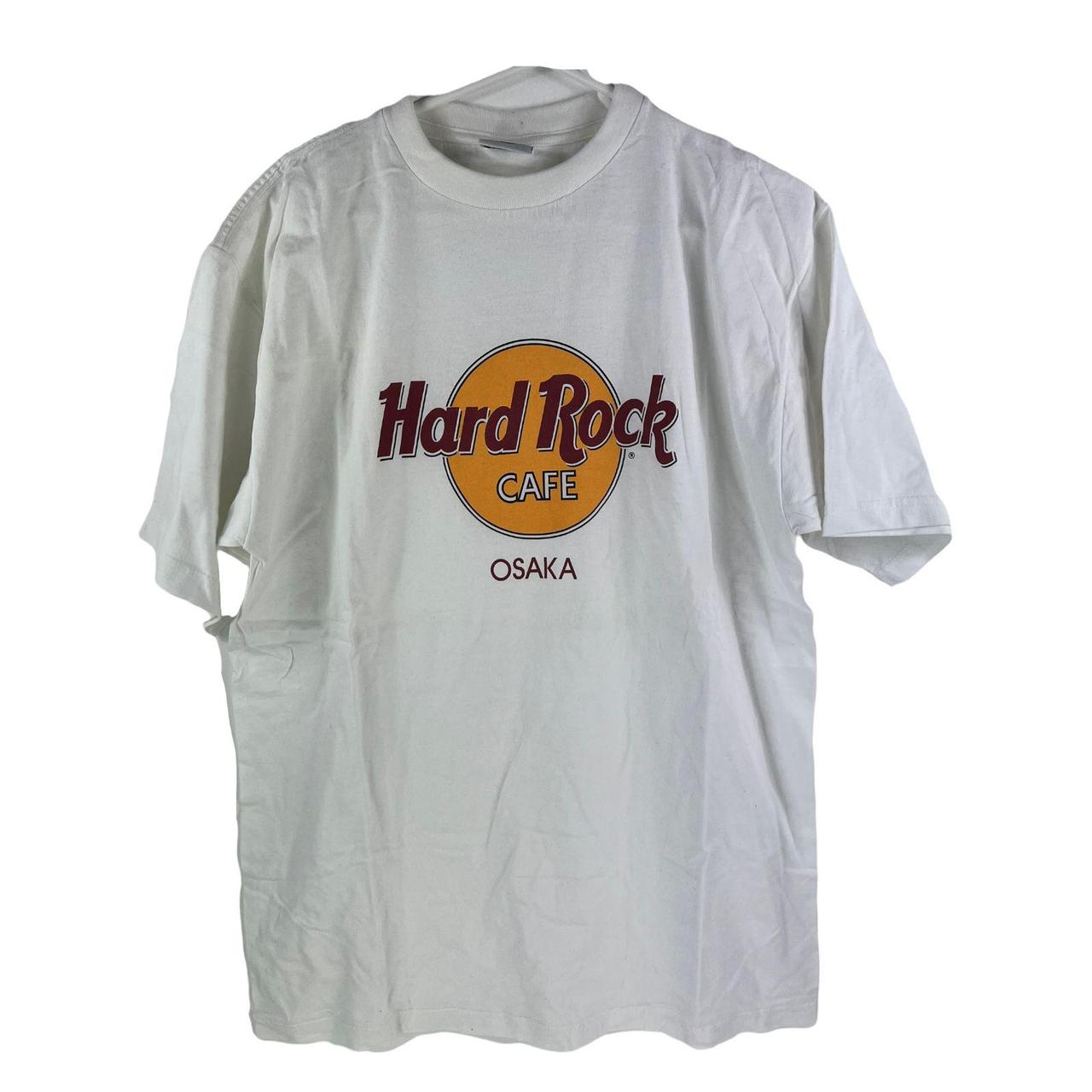 Hard Rock Cafe Men's White T-shirt | Depop