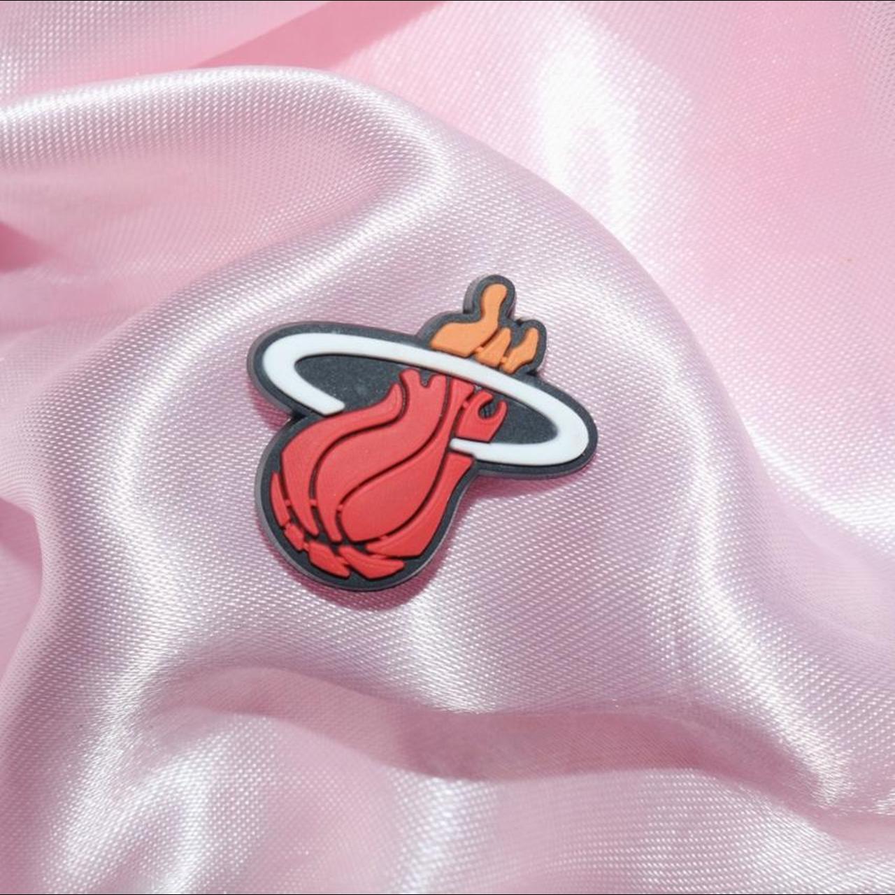 miami heat NBA croc charms message me to bundle &... - Depop