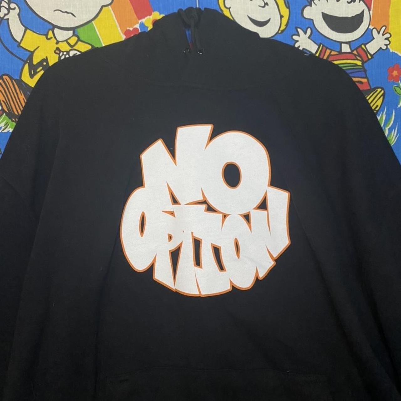No Option “Logo” Hoodie Size XXL Printed On A... - Depop