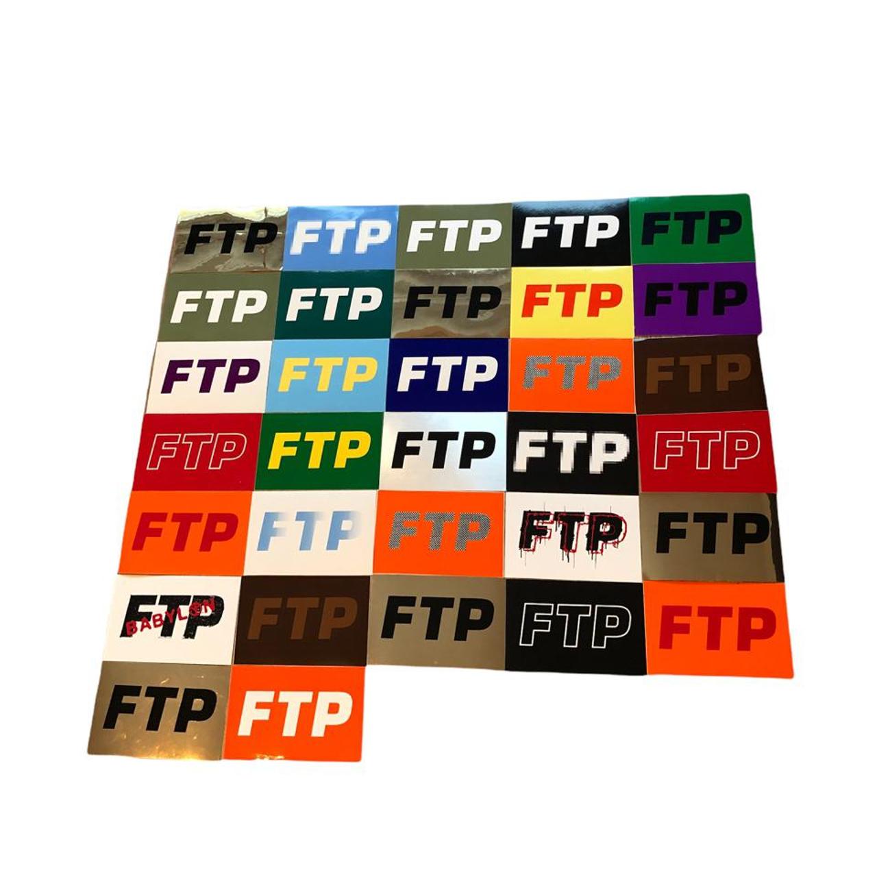 FTP stickers $10/Logo sticker $7-12/Other... - Depop