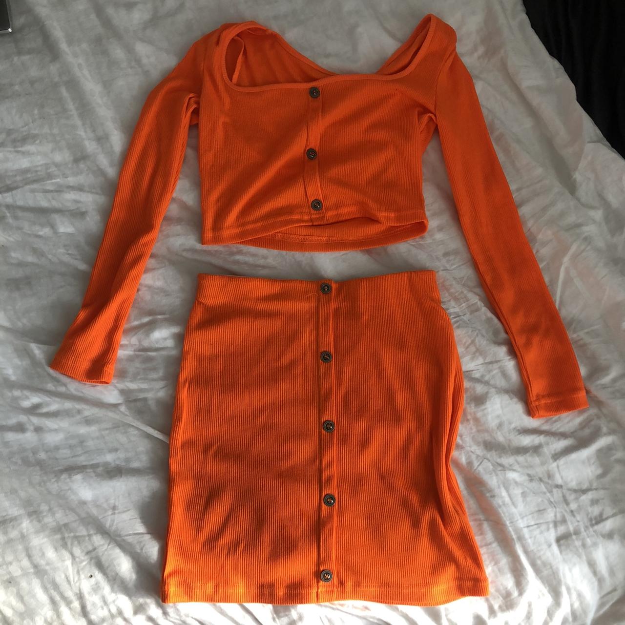 Stunning Bright Orange Two Piece Set😍🧡 Size: M Off... - Depop