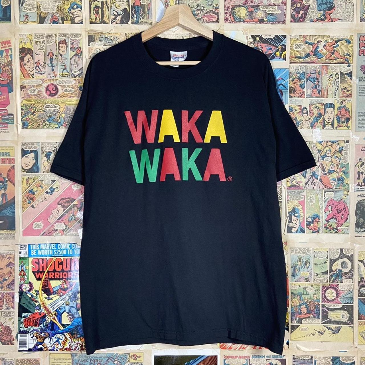 Vintage Essential Black Waka Waka Artist Song Promo... - Depop