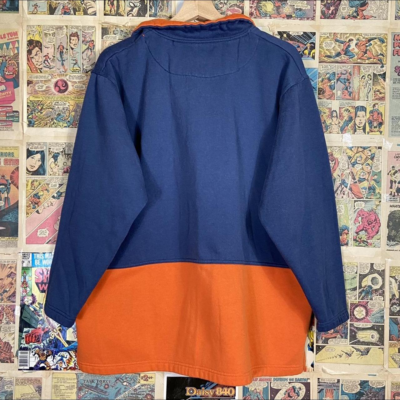 Vintage 90a Essential Orange ColorBlock Denver... - Depop