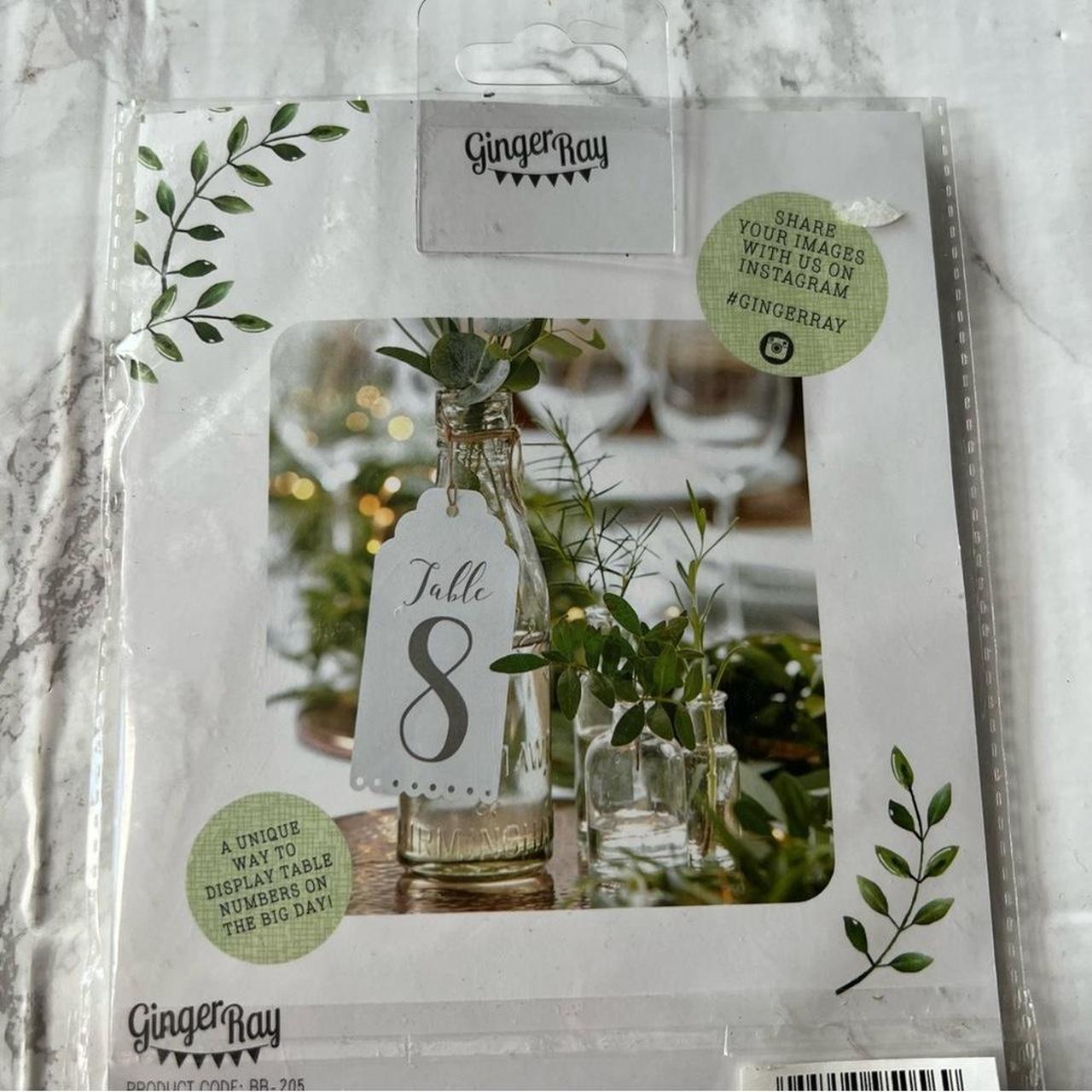 ginger ray table numbers Size is about 2.6”... - Depop