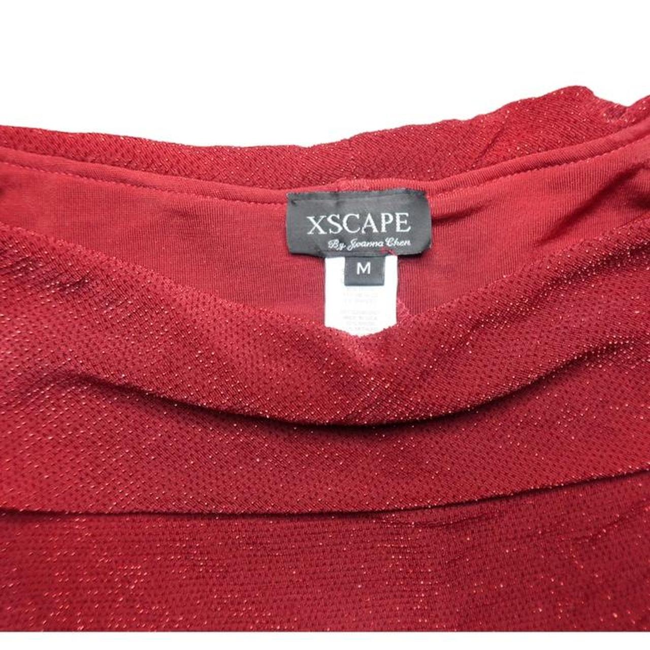 XSCAPE Women's Red Blouse | Depop