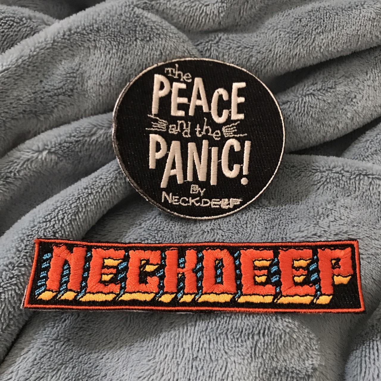 neck deep patches. Soundcheck club is from a meet... - Depop