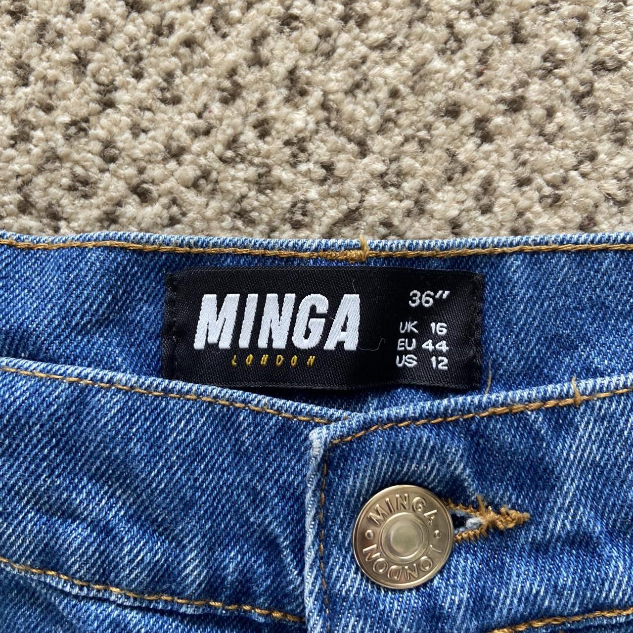 MINGA straight leg denim jeans. 36X32 Like new,... - Depop