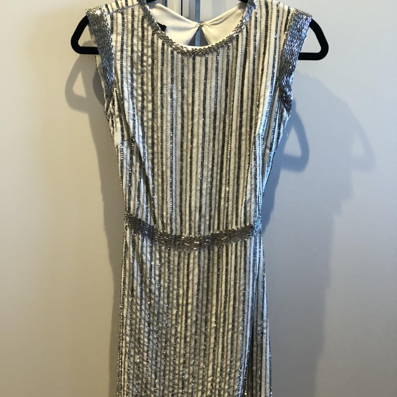 Beautiful evening dress from Mango Great condition... - Depop