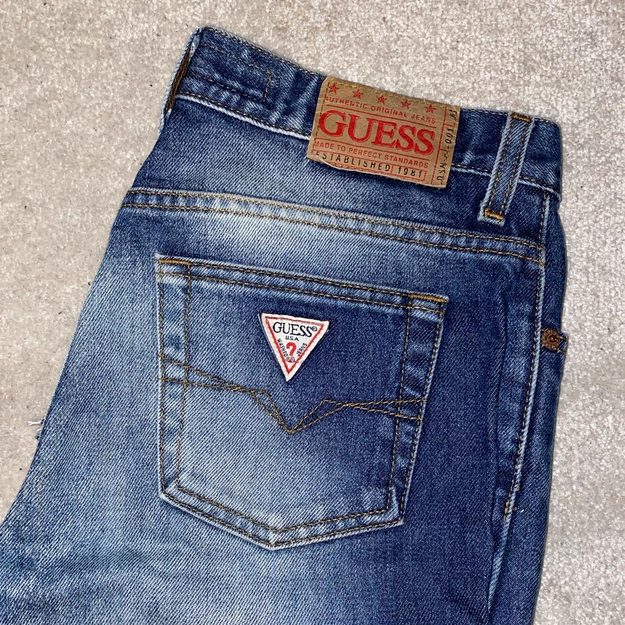Guess Women's Blue Jeans | Depop