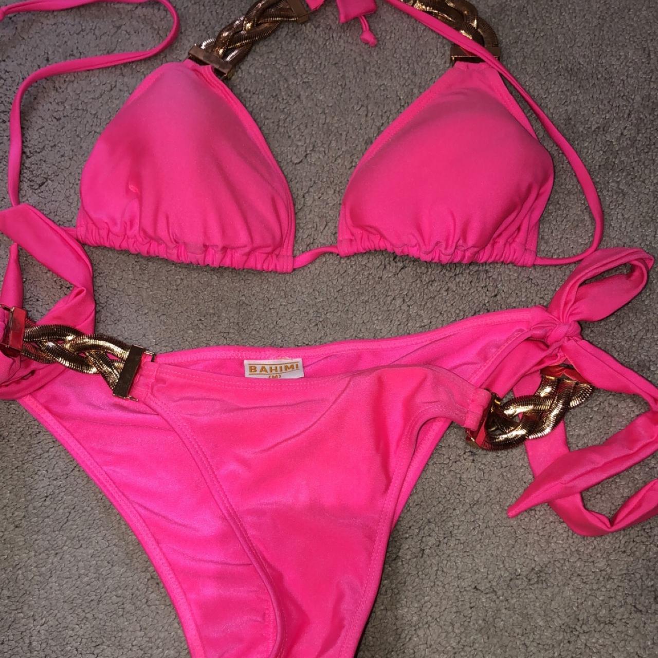 Bahimi bikini Worn once Perfect condition Bottoms... - Depop