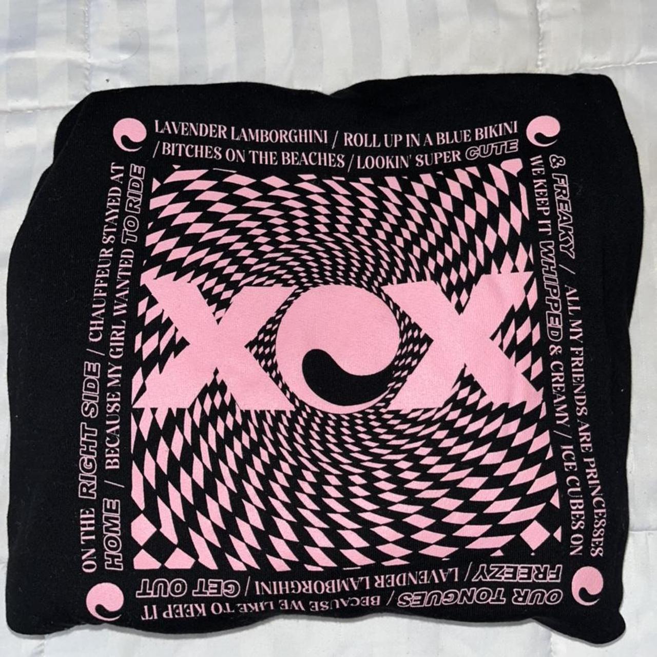 official merch hoodie from charli xcx’s 2019 charli... | Depop