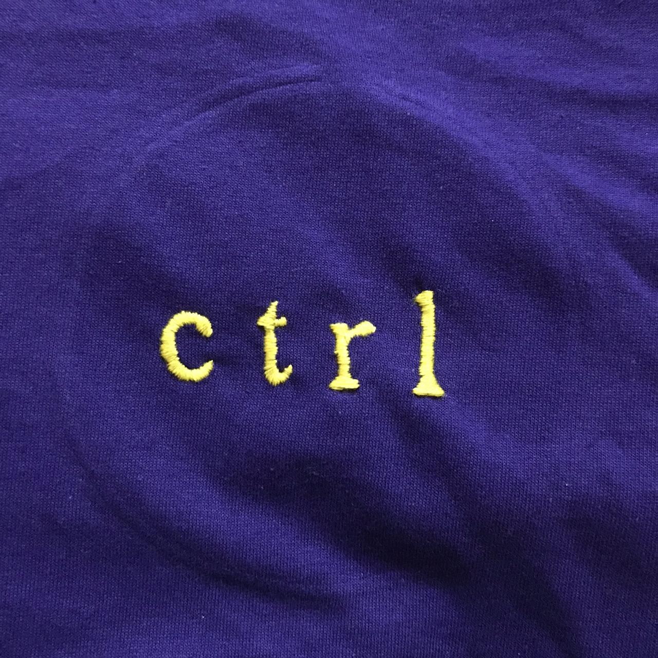 sza inspired hand embroidered ctrl shirt - 100%... - Depop