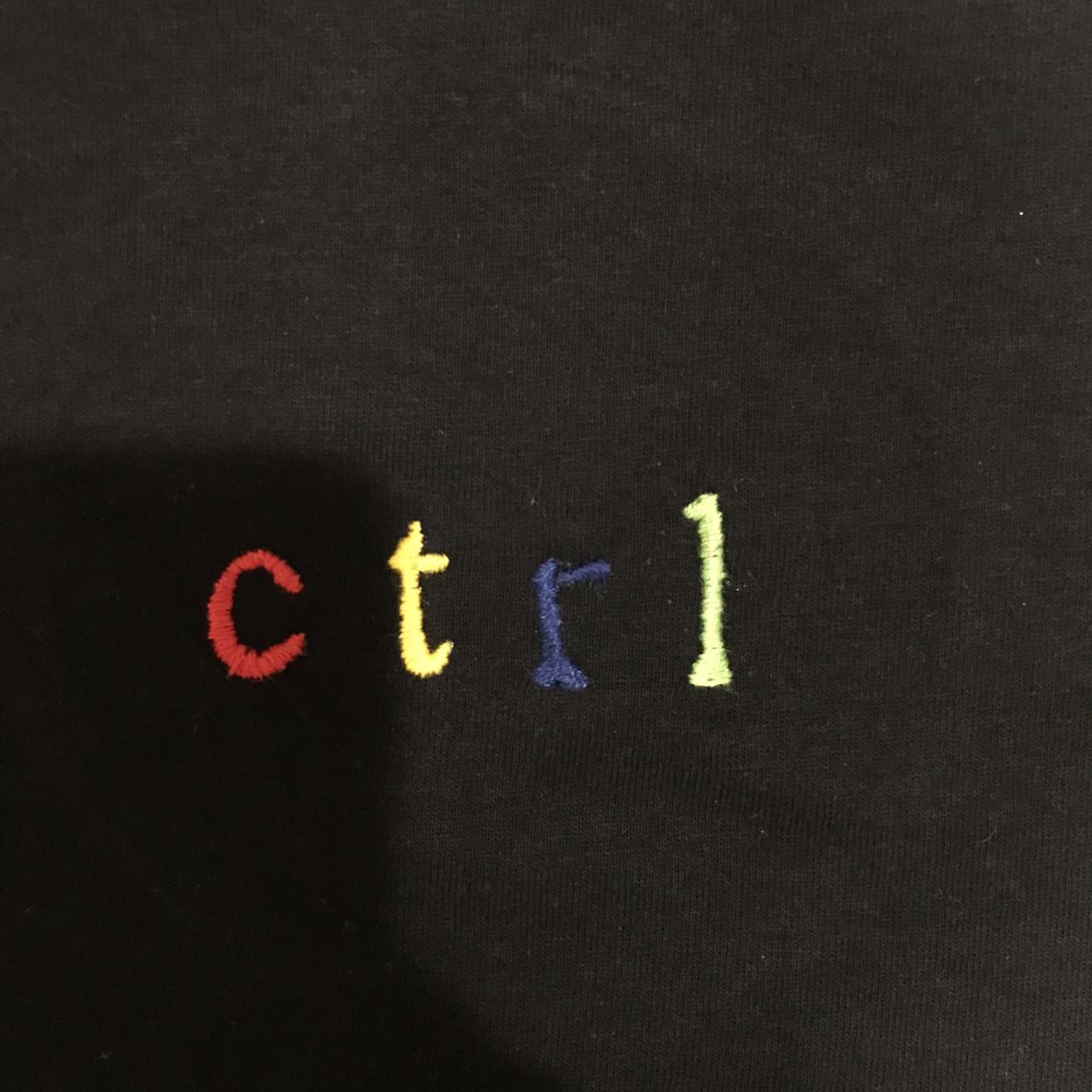 sza inspired hand embroidered ctrl shirt - 100%... - Depop