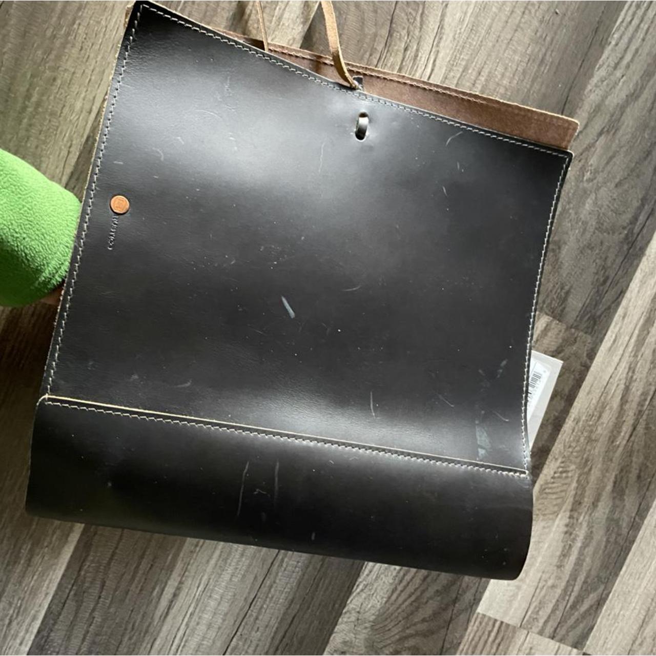 NWT Rustico Soft Leather Binder - 8.5" x 11" Ring... - Depop