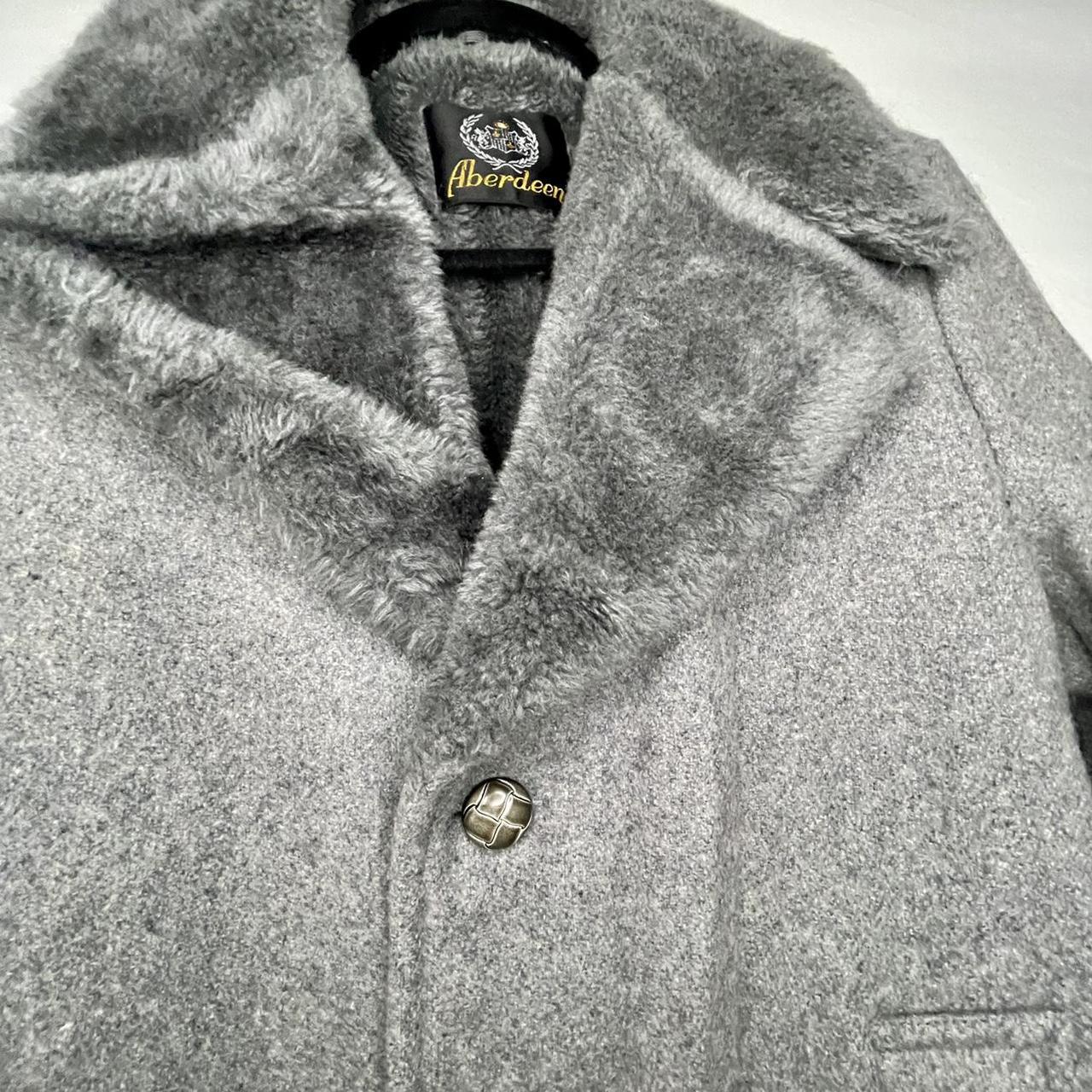Wool coat by Aberdeen, vintage, size M, 3 buttons,... - Depop