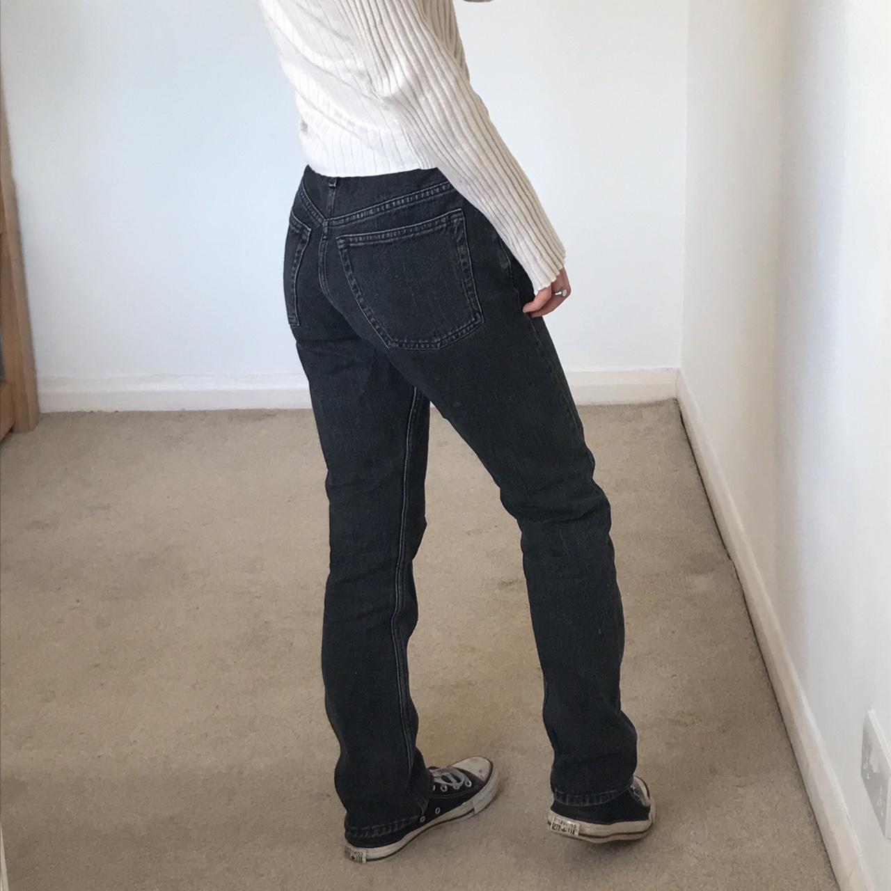 Weekday wire high straight jeans waist 24 length... - Depop