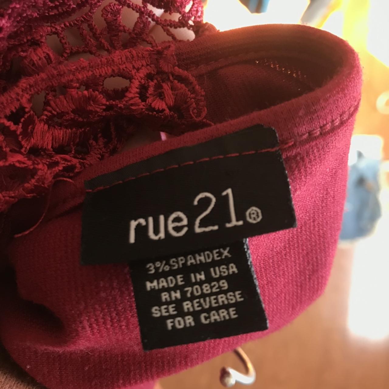 Rue 21 Women's Red Dress | Depop