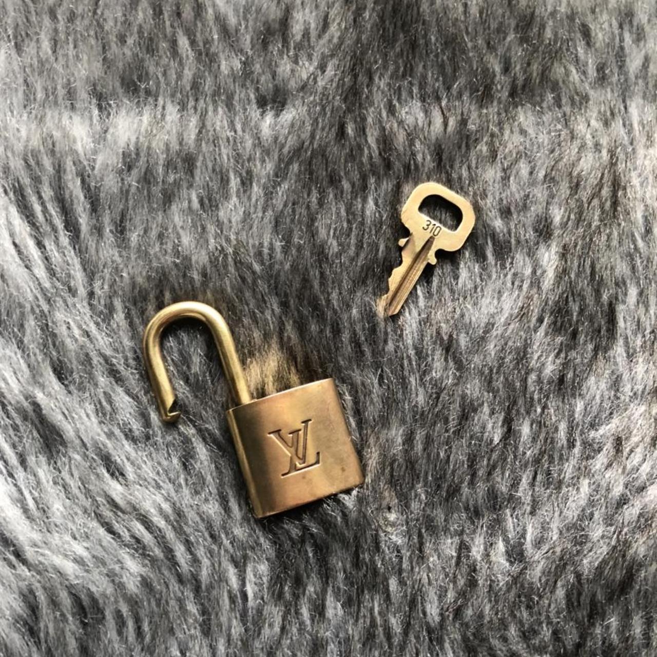 Gold Louis Vuitton Padlock Genuine brass LV padlock... - Depop