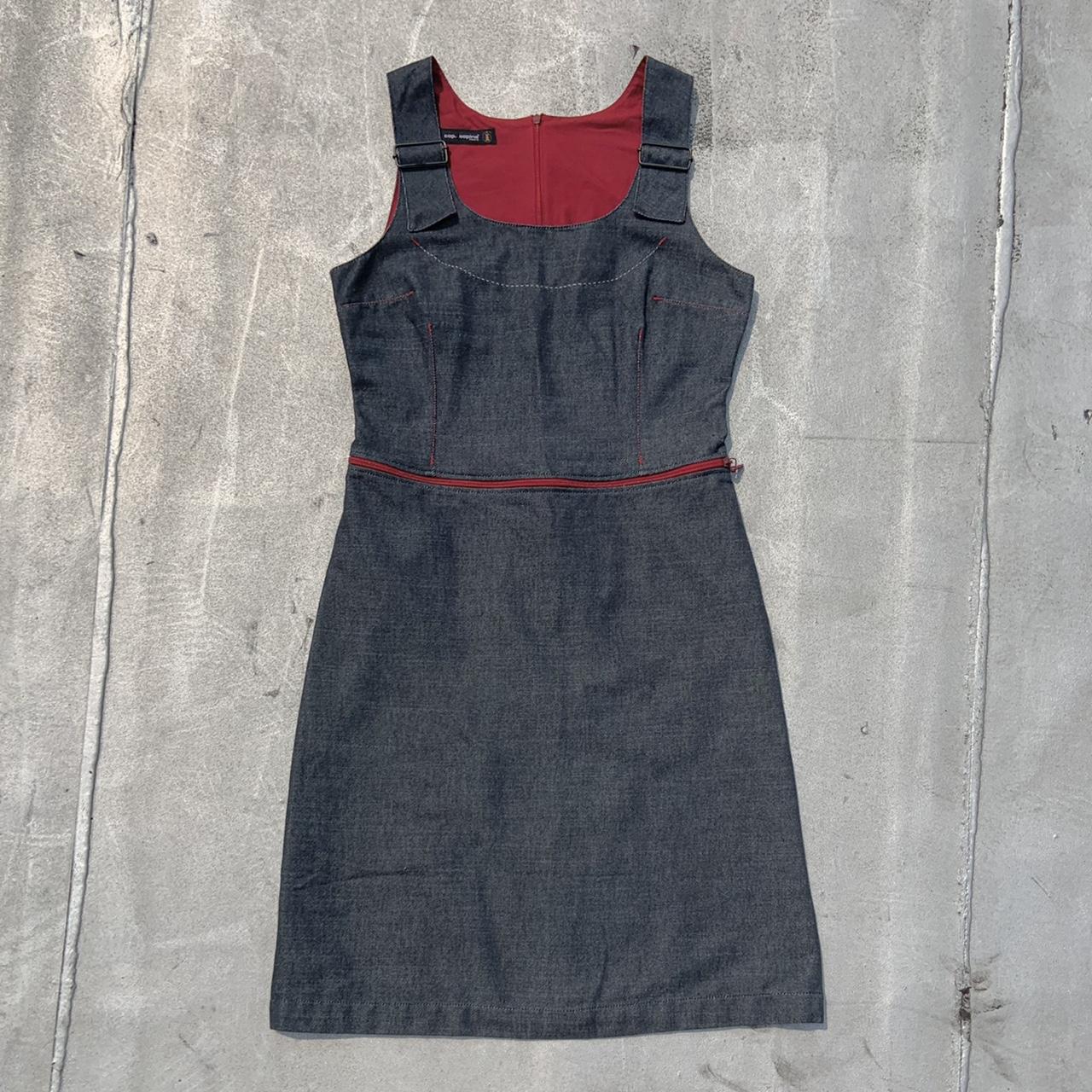 rare vintage denim COP COPINE dress 🐈‍⬛ adjustable... - Depop