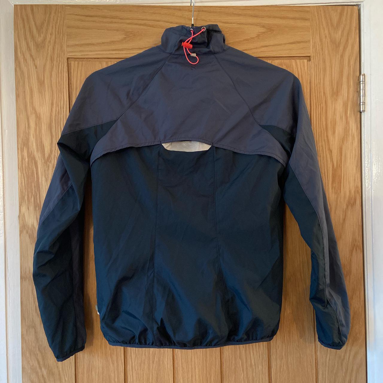Women’s dark blue zip up sports jacket/windbreaker.... - Depop