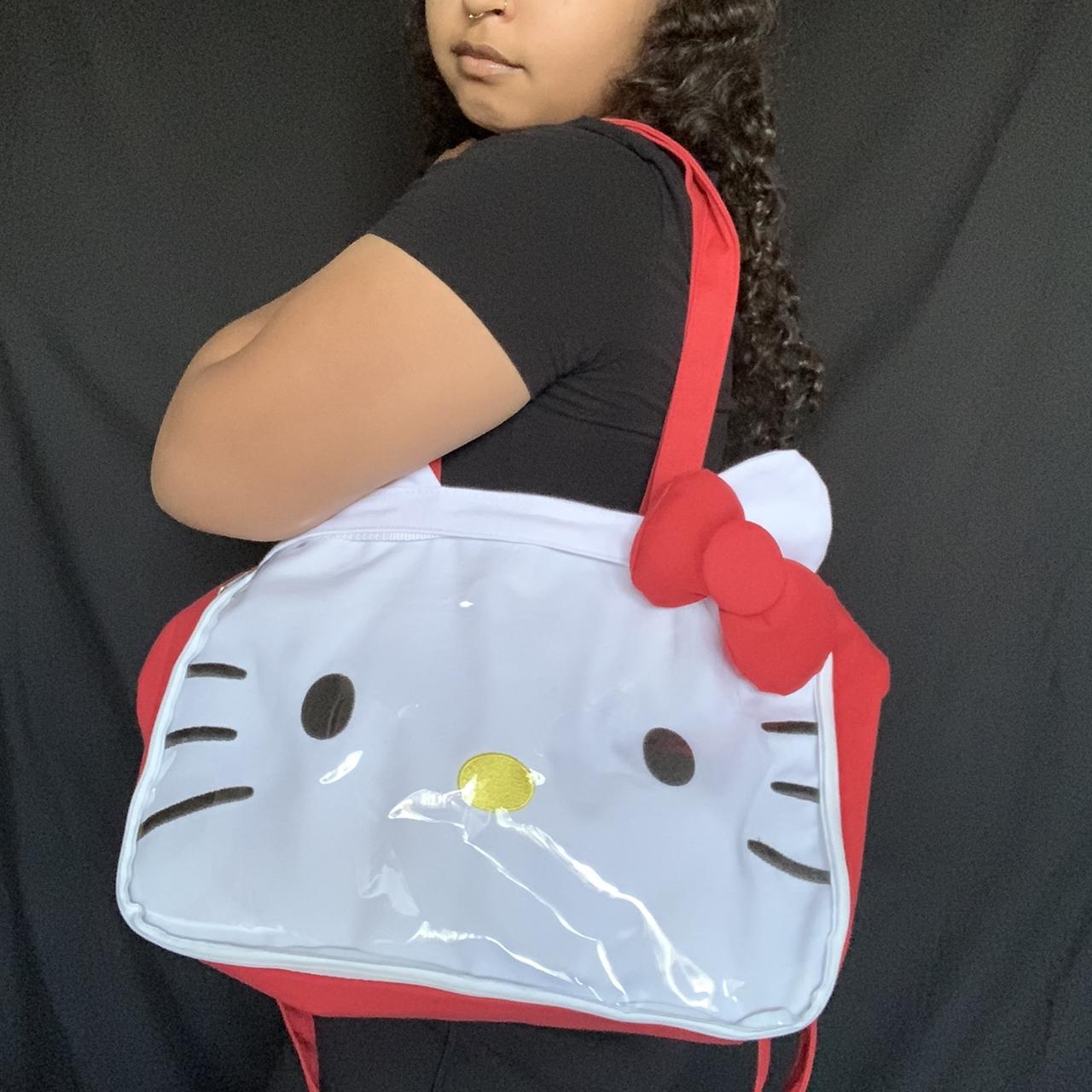 large hello kitty bag retails for $70 - brand new... - Depop