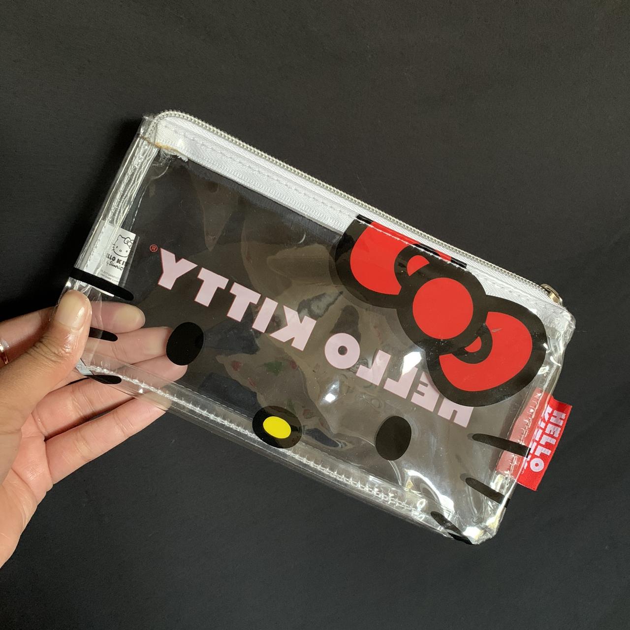 hello kitty pencil pouch, pin, and acrylic... - Depop